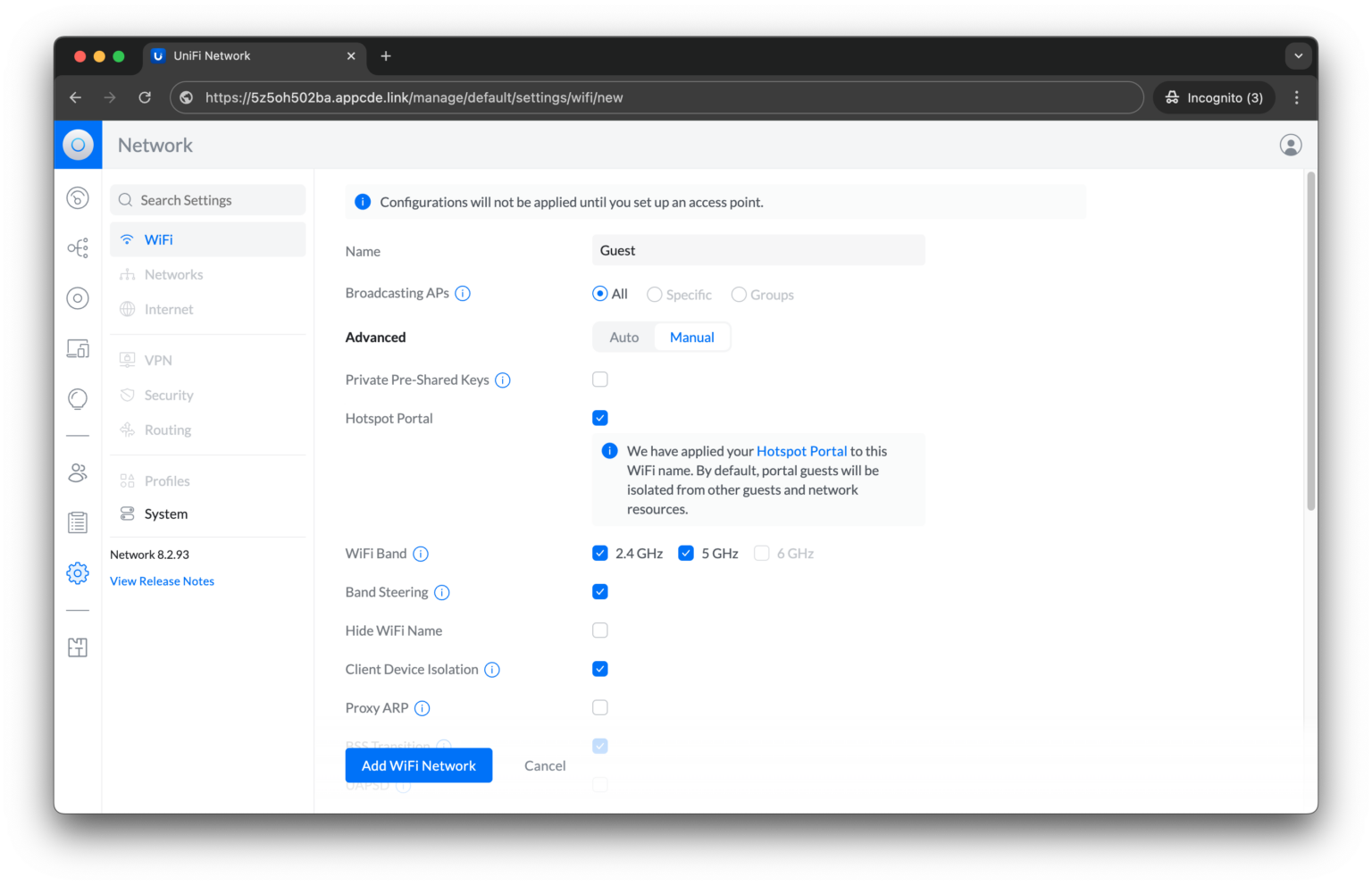 Setting Up Your Guest Network with Hotspot Portal - Uniquely.Cloud